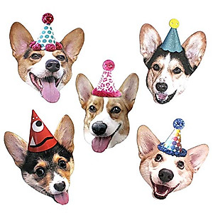 Corgis Garland, dog birthday party banner decoration, Made in USA, Best Quality
