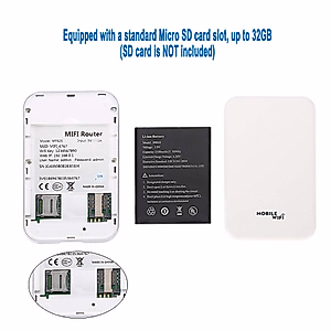 4G LTE Mobile Hotspot Devices,WiFi Box -High Speed -2100Mah -Up to 10 Connected Users -USB Charging-Portable 4G Router Suitable for Phone Laptop Etc，Good Product for Travel