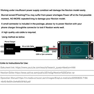 Ferwooh English Nextion Enhanced 2.4'' HMI USART UART Serial TFT Touch Display Module Screen Panel (NX3224K024)