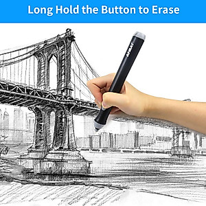 Electric Eraser, Couture Creations Creative Detailer Tool, AFMAT Electric Eraser Kit for Artists, 140 Refills, Battery Operated Pencil Eraser for Sketching Pencils/Drafting/Drawing/Graphite Pencils