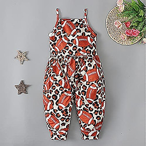 Leodye Toddler Baby Girl Jumpsuit Baby One Piece Sleeveless Romper Kid Summer Jumpsuit Sunflower Print Romper with Pockets