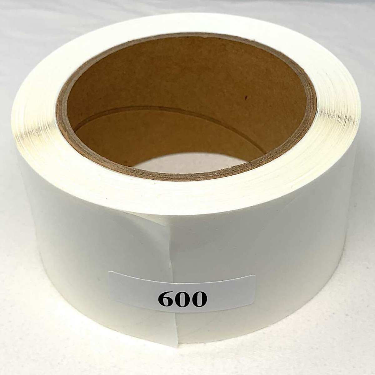 Faithful Supply 2 inch, 600/roll Clear Circle Seal Stickers Great as Envelope Seal Stickers, Clear Stickers, Circle Tape, Clear Circle Labels and Envelope Seals.