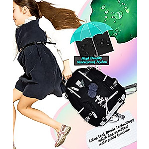 LSSAGOON Backpack for Women Teen Kids Girls, Water Resistant Casual Daypack Fits Laptop with USB Charging Port,Cute Bookbag for Travel,School,Hiking,Gift…