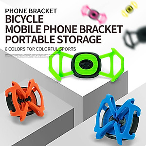 Mountain Bike Cell Phone Holder Handlebar Universal, Compatible with Garmin Mount, 4.0"-6.7"