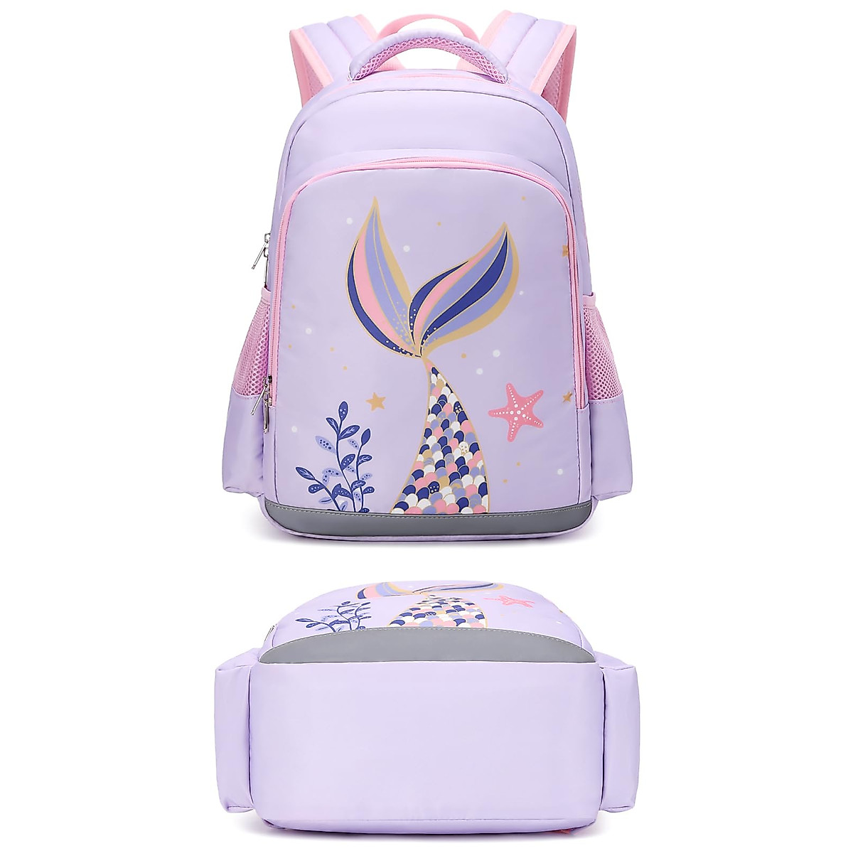 JIANYA Girls Backpack for School Kids Bookbag Kindergarten Elementary Backpack Lunch Box Set