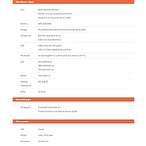 NanoPi R2S Open Source Mini Router with Dual-Gbps Ethernet Ports 1GB DDR4 Based in RK3328 Soc for IOT NAS Smart Home Gateway, Bundle with CNC Metal Case