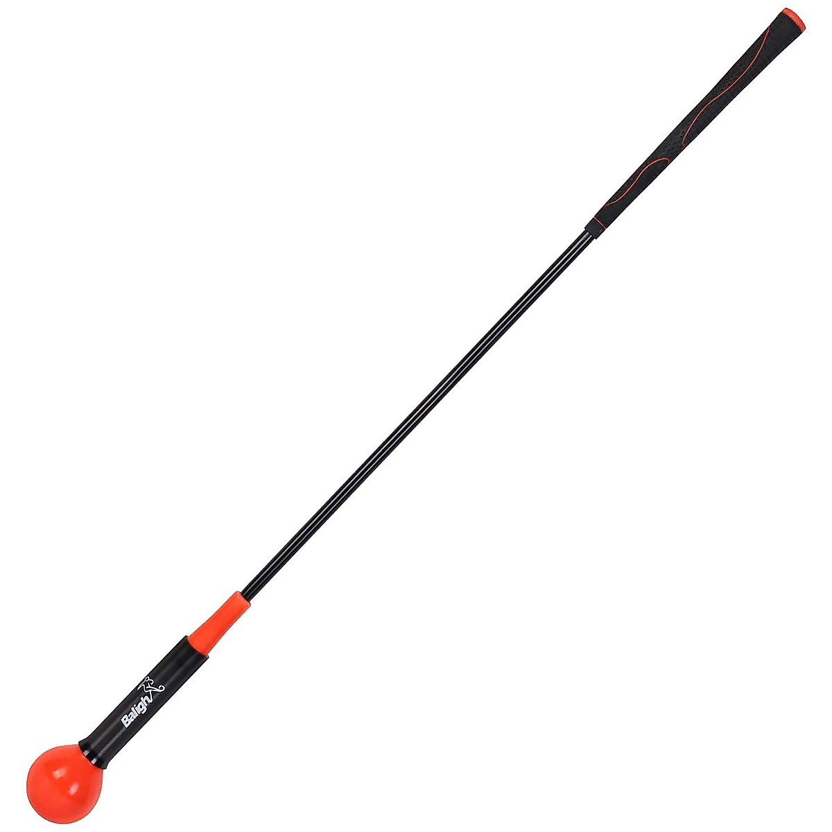 Balight Golf Swing Trainer Aid and Correction for Strength Grip Tempo & Flexibility Training Suit for Indoor Practice Chipping Hitting Golf Accessories (48 Inches, Red)