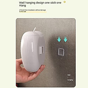 XiFor Disposable Clingfilm Storage Box, Plastic Bag Container and Dispenser for Grocery Bags, Shower Cap Organizer Wall Mounted Rack Trash Bag for Kitchen and Bathroom