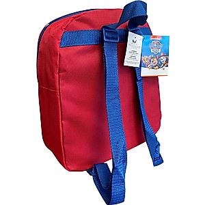 Ruz Paw Patrol Toddle Boy 12 Inch Mini Backpack (Red-Blue)