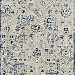 Safavieh Artisan Collection 4' x 6' Silver/Silver ATN326C Traditional Oriental Area Rug