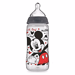 NUK Disney Baby Bottle, Mickey Mouse, 10 Ounce (Pack of 3)