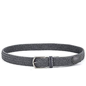 Braided Canvas Woven Elastic Stretch Belts for Men/Women/Junior with Multicolored