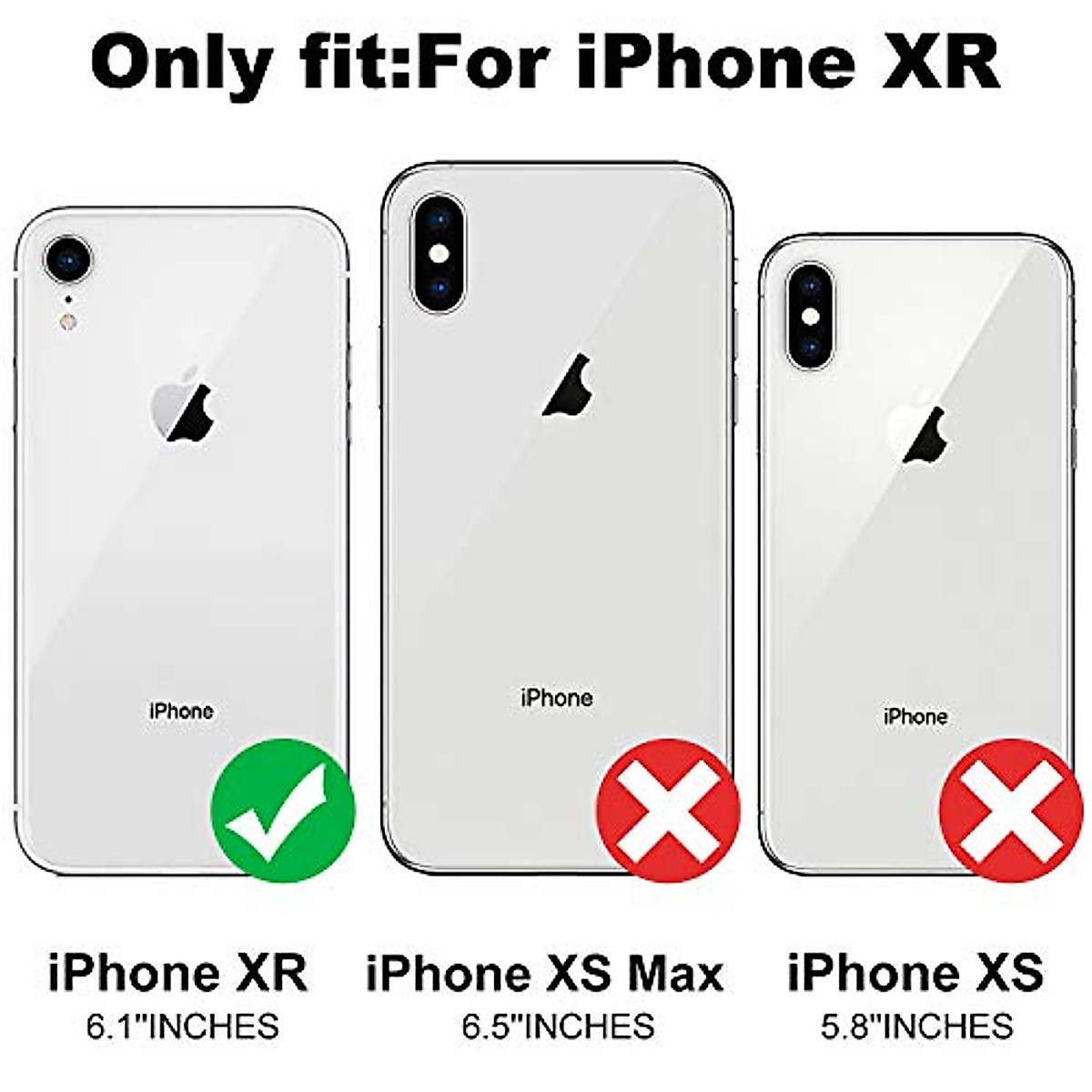 AIGOMARA Compatible with iPhone XR Case Pink Heart Print Cute Pink Heart Pattern Case for Women Girl Full Camera Protective Soft TPU Shockproof Phone Cover for iPhone XR