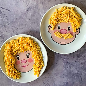 Genuine Fred MR. FOOD FACE Kids' Ceramic Dinner Plate