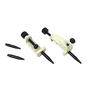 Taytools 468303 Compact Adjustable Trammel Head Set Beam Compass, Pencil Holders, Hardened Points