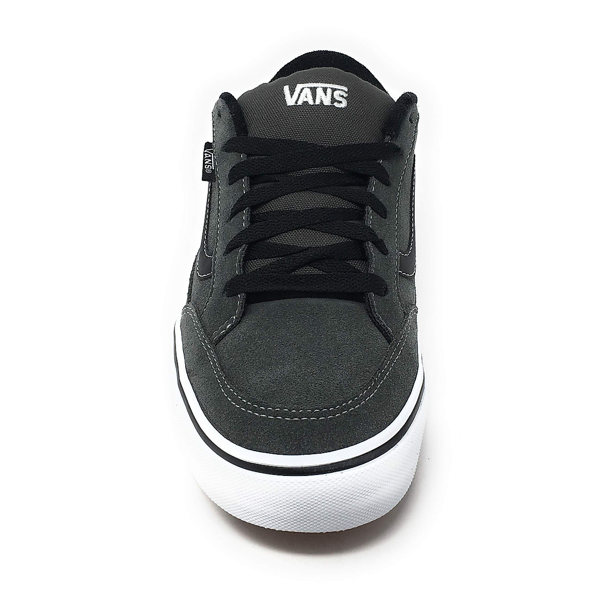 Vans Men's Bearcat Skate Shoes (10), Charcoal/White/Black