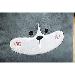 ChezMax Chair Cushion Plush Seat Cushion Back Cushion with Ties, Detachable Thickened Desk Chair Pads, Cartoon Waist Pillow Cushion Decor for Chair Car Office Patio Wheelchair, Cartoon Unicorn