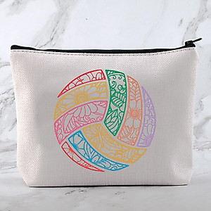MNIGIU Volleyball Lover Gifts - Makeup Bag & Street Ball Lover Gift
