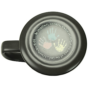 Abbey Gift Teacher Ceramic Mug & Coaster Set Mug, 2 Piece, Gray