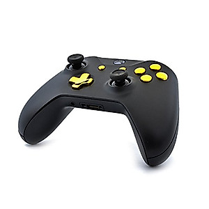 MODDEDZONE Custom Wireless UNMODDED Controller for Xbox One S/X and PC with Exclusive and Unique Designs - The Perfect Gaming Gift for Enthusiasts, Expertly Crafted in the USA - Black/Gold