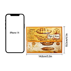 Vintage Scrapbook Paper Pack, Ephemera for Junk Journal Steampunk Craft Paper Collage Paper Journaling Supplies Scrapbooking Emblishments, 4.1 × 5.5 inches, 40 Designs 80 Sheets