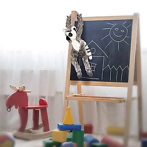 ArtCreativity Hanging Ring Tailed Lemur Plush Toy, 17.5 Inch Stuffed Ring Tailed Lemur with Realistic Design, Soft and Huggable, Cute Nursery Decor, Best Birthday Gift for Boys and Girls