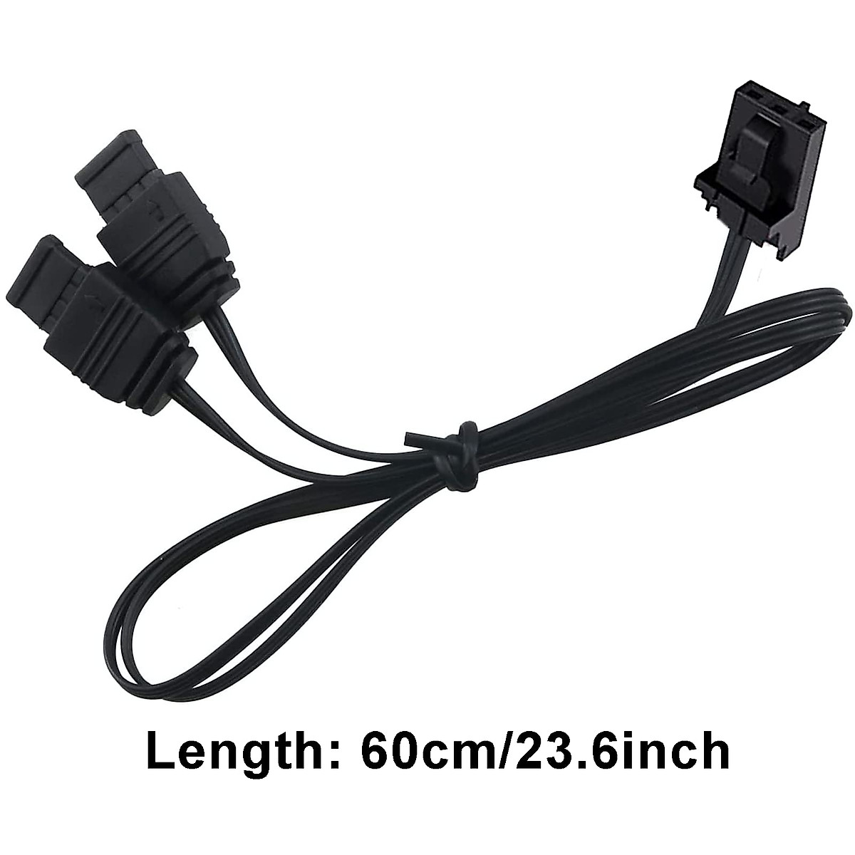 Airgoo 3pin Adapter Cable, Only for Corsair Lighting Node Pro & Corsair Commander Core XT Controller's 3pin RGB Connector, Convert to 5V 3pin ARGB Connector (5V,Data,N/A,GND), Controller not Included