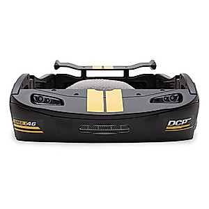 Delta Children Turbo Race Car Twin Bed, Black