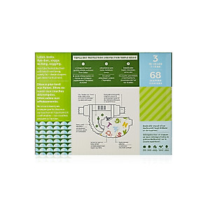 Babyganics Diapers, Size 3, 68 ct, Babyganics Ultra Absorbent Diapers