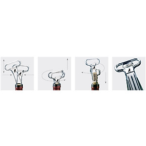 Goldspatz Bottle Opener & Corker Puller "OH-HA" - Made in Germany - #2500C