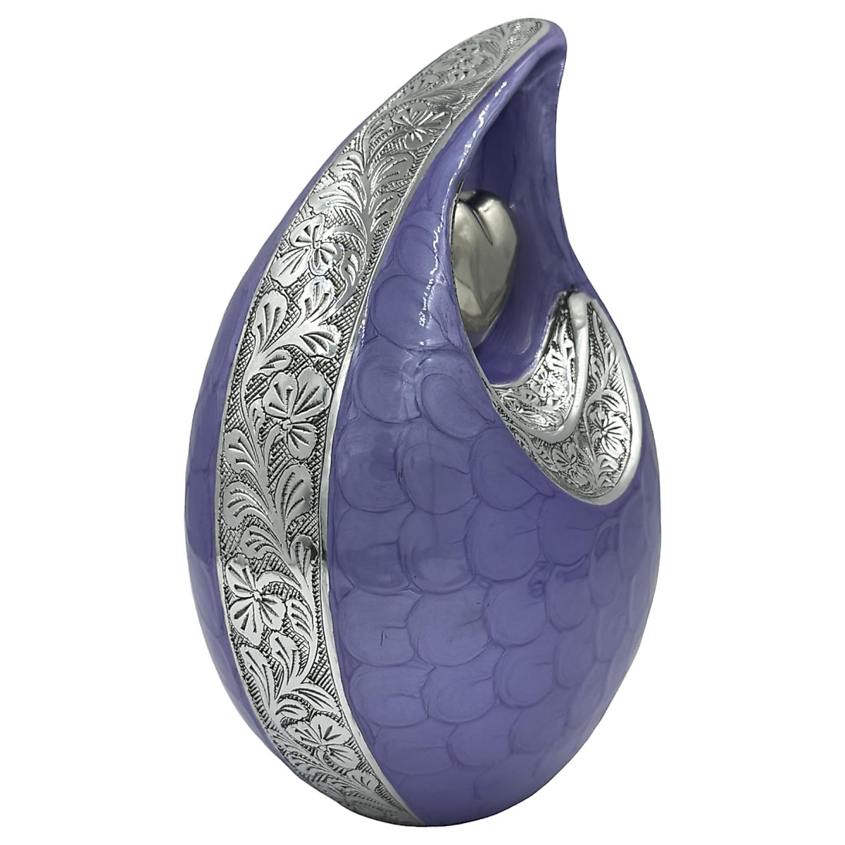 Purple Cremation Urn - Personalized Urn - Cremation Urn with Velvet Bag - Memorial Urn - Funeral Urn - Burial Urn - Urns for Human Ashes