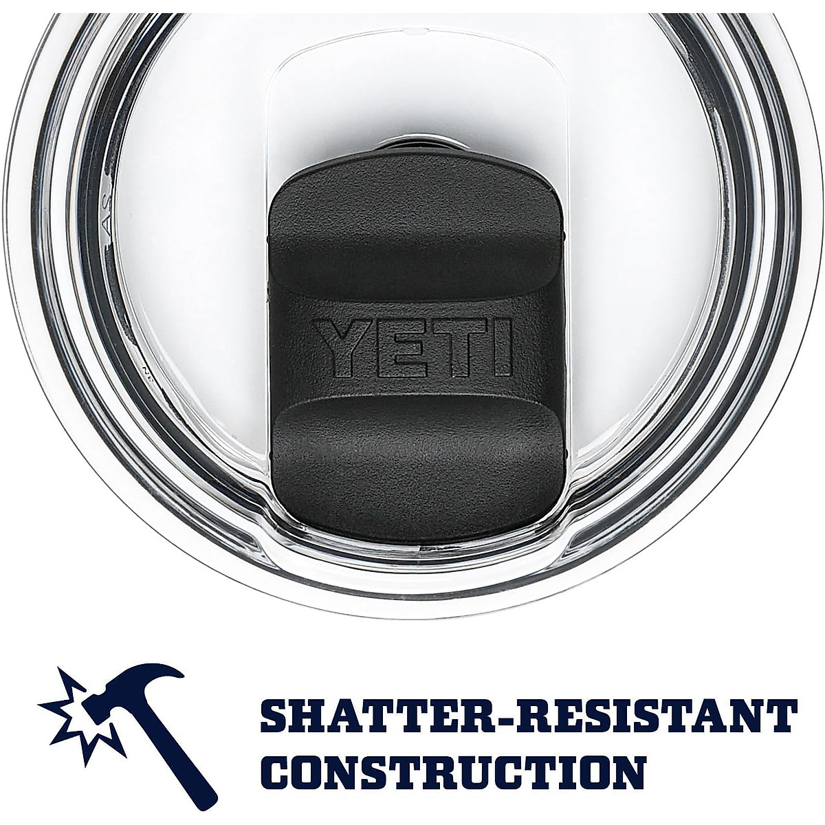 YETI Rambler Tumbler, Vaccum Insulated Stainless Steel Tumbler with Magslider Lid, Big Wave Blue, 20 oz (591 ml)