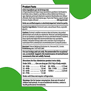 Pet Wellbeing BM Tone-Up Gold for Dogs & Cats - Vet-Formulated - Diarrhea & Loose or Runny Stools - Natural Herbal Supplement 4 oz (118 ml)