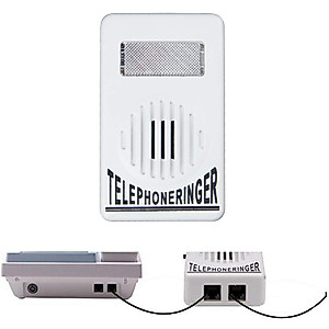 GAOHOU Telephone Ringer Amplifier Strobe Light Flasher Bell Extra-Loud Telephone/Phone Ringer