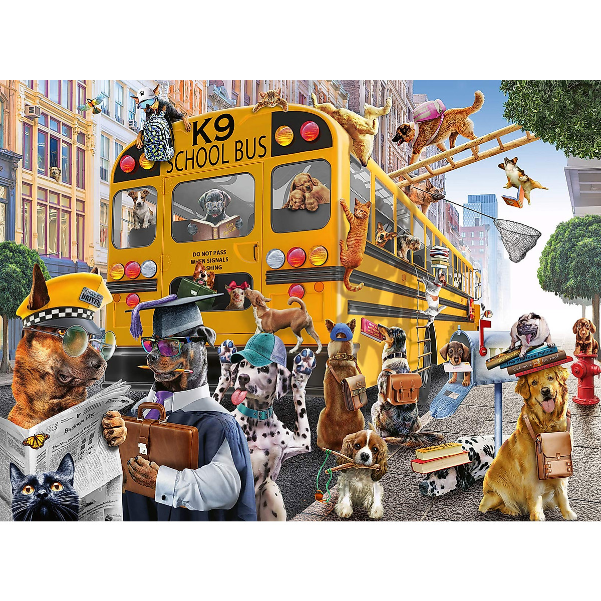 Ravensburger 12974 Pet School Pals 150 Piece Puzzles for Kids, Every Piece is Unique, Pieces Fit Together Perfectly