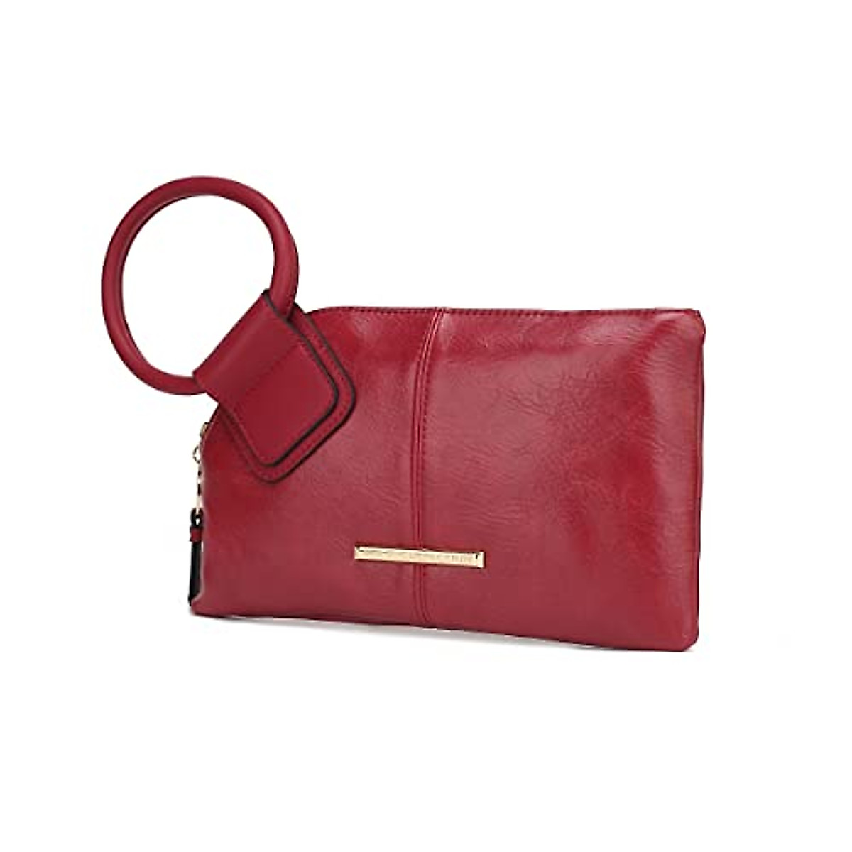 MKF Collection by Mia K. MKF-WOS101WN Simone Clutch & Wristlet, Wine