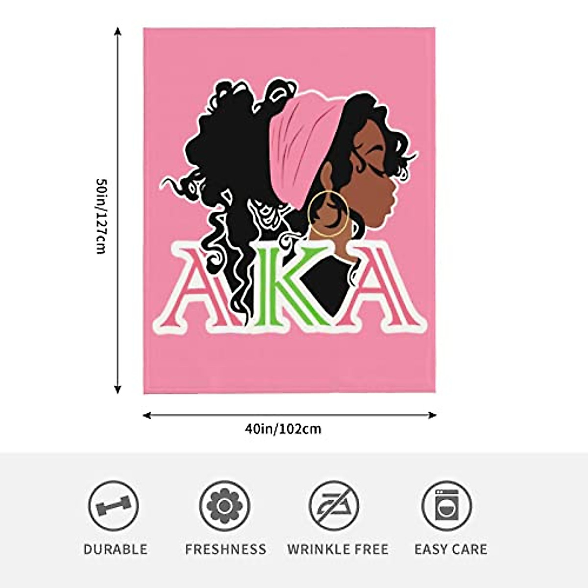 Throw Blanket Flannel Fleece Microfiber Fuzzy Flannel Blanket Soft, Warm, Lightweight 50" X 40"