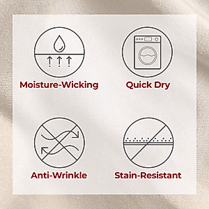 Mellanni Full Sheet Set - 6-Piece Iconic Collection Bedding, (Including 4 Pillowcases), 16-Inch Deep Pocket, Easy Care, Extra Soft, Cooling Sheets, Brushed Microfiber - Golden Ivory