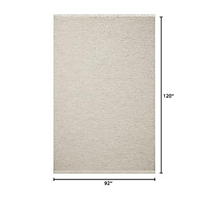 Loloi Amber Lewis x Malibu Ivory/Dove 7'-8" x 10' Area Rug