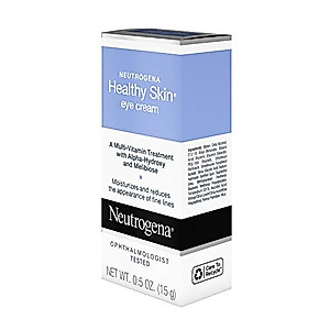 Neutrogena Healthy Skin Anti-Wrinkle Eye Cream with Alpha Hydroxy Acid (AHA), Vitamin A and Vitamin B5 - Firming Under-Eye Cream for Wrinkles and Fine Lines, 0.5 oz