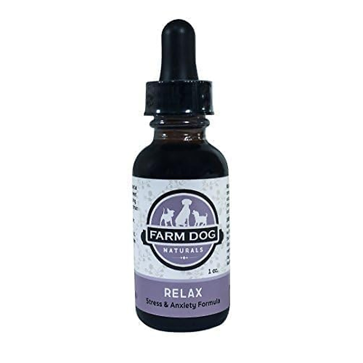 Farm Dog Naturals Relax - Natural Stress and Anxiety Formula for Dogs, 1 Ounce