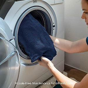 SUBRTEX Couch Slipcover RV Seater Slip Loveseat Stretch Durable Sofa Cushion Cover Spandex Elastic Furniture Protector for Settee Seat for Replacement in Livingroom, Small, Navy