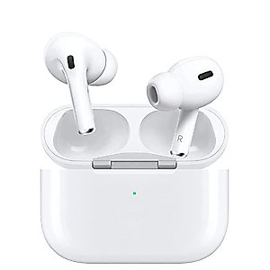 Wireless Earbuds Bluetooth 5.3 IPX7 Waterproof Stereo Earphones Long Battery with Mic Noise Reduction Bluetooth Headphones with Charging Case for iPhone Android Phone White