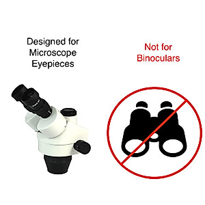 BoliOptics Microscope Eye Guards, 34mm Rubber Eye Cups, Foldable (Pair) SZ05013911