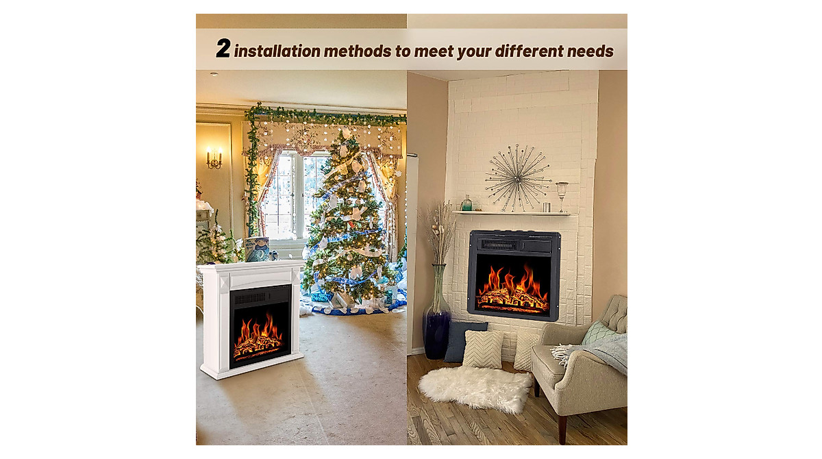 Antarctic Star Electric Fireplace Insert – Modern Comfort