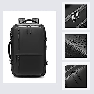 NST BOX Business Smart Professional Lightweight Backpack, Extra Large 40L Flight Approved Water Resistant Durable 17-inch Laptop Backpacks