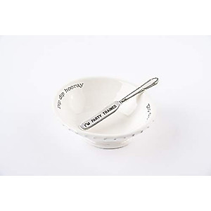 Mud Pie Dip Bowl Set, Hooray, 2" x 6"
