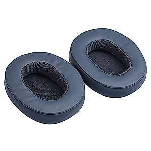 MOLGRIA Ear Pads Cushion, Replacement Protein Leather Earpads for Skullcandy Crusher Wireless Crusher Evo ANC HESH 3.0 Over-Ear Headphones(Blue)