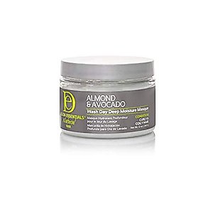 Design Essentials Natural Almond & Avocado Wash Day Deep Moisture Masque, 12 Ounce