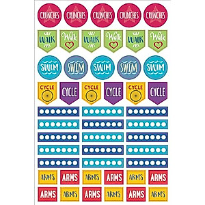 Essentials Health & Fitness Planner Stickers (Set of 325 Stickers)